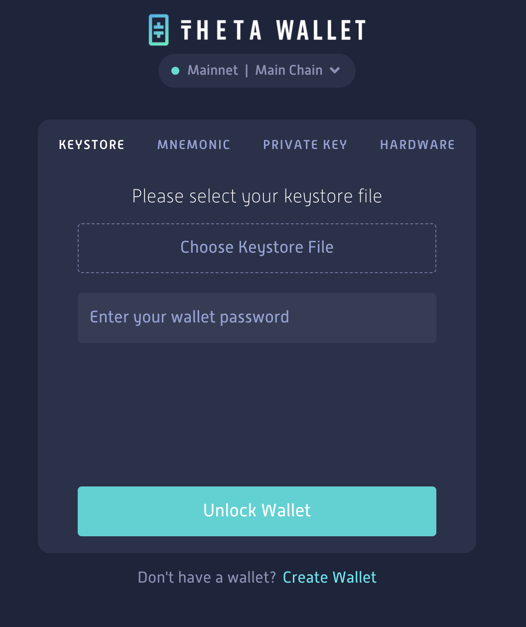 How to login to THETA Web Wallet – ThetaNetwork