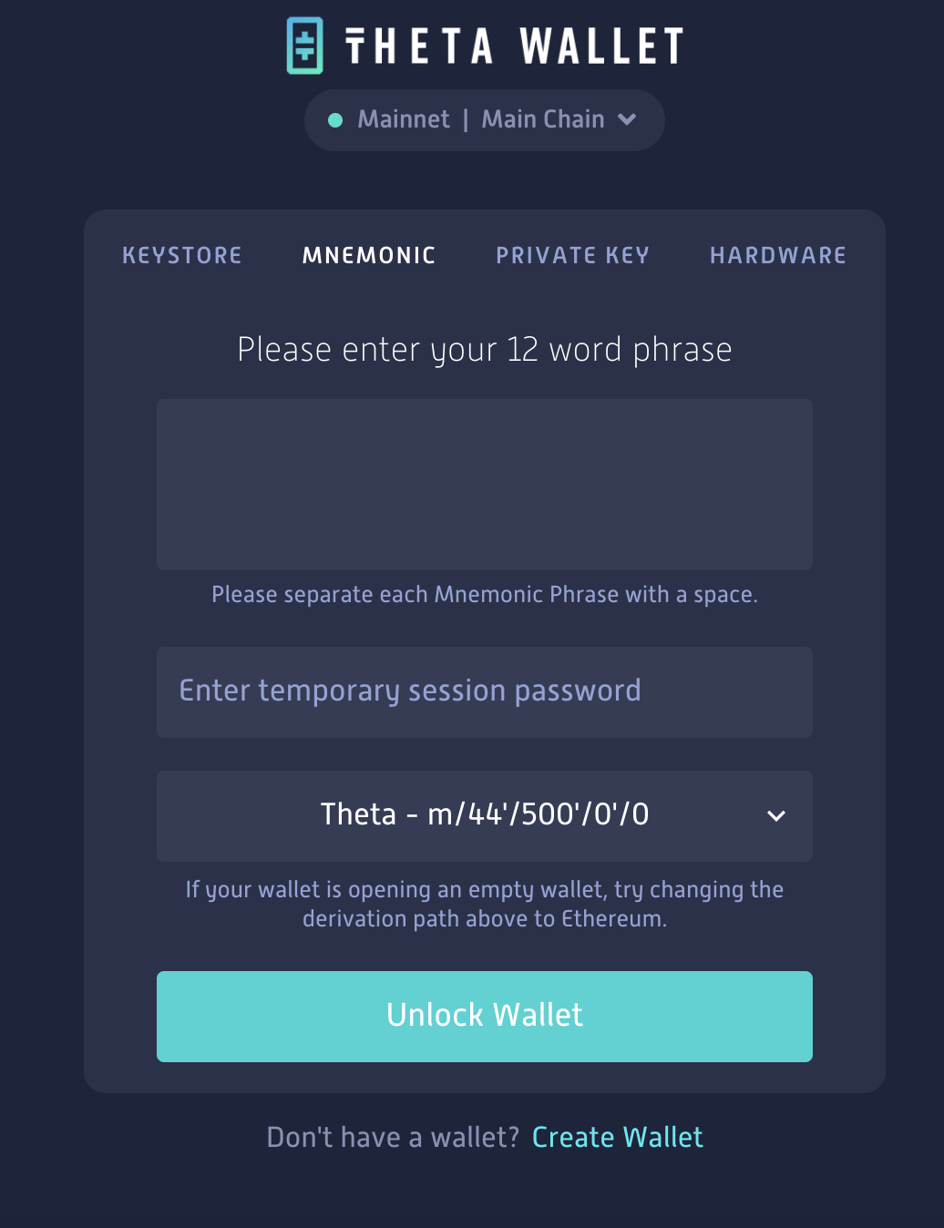 How to login to THETA Web Wallet – ThetaNetwork